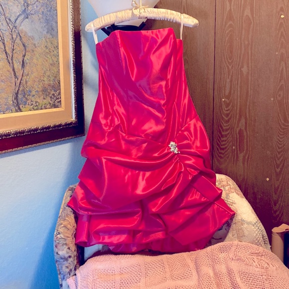 Cache | Dresses | My Daughter Tolo Dress Hot Pink Seems Short But Not ...